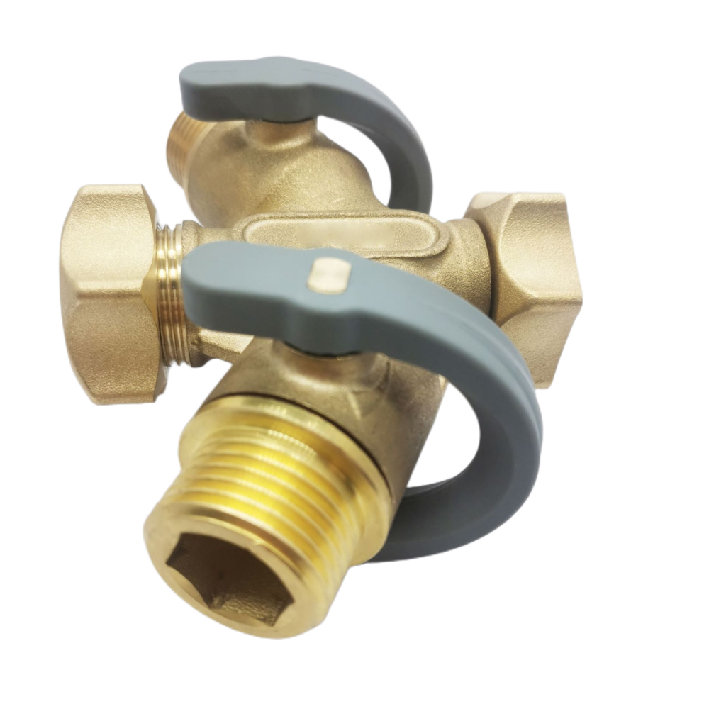 Brass Garden Hose 2-Way Splitter - Premium Residential Valves and ...
