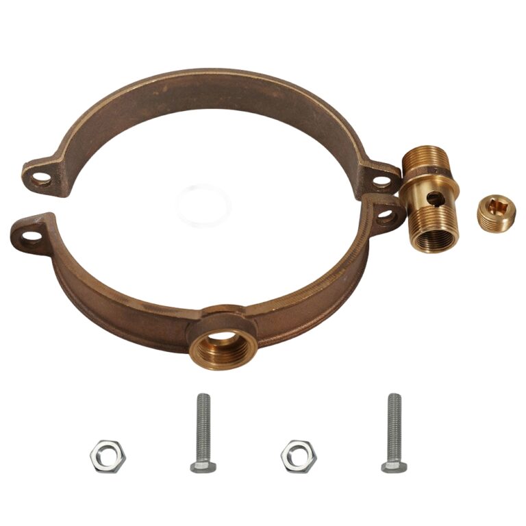 Cast Bronze Saddle Pipe Clamp Ferrule Clip - Premium Residential Valves ...